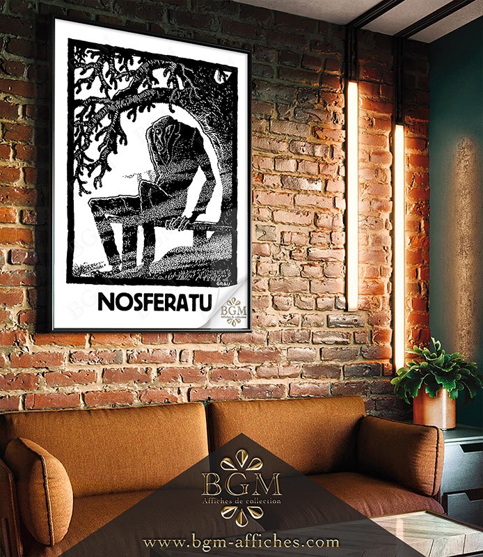NOSFERATU Collector's movie poster (1922) F.W. Murnau, Max Schreck