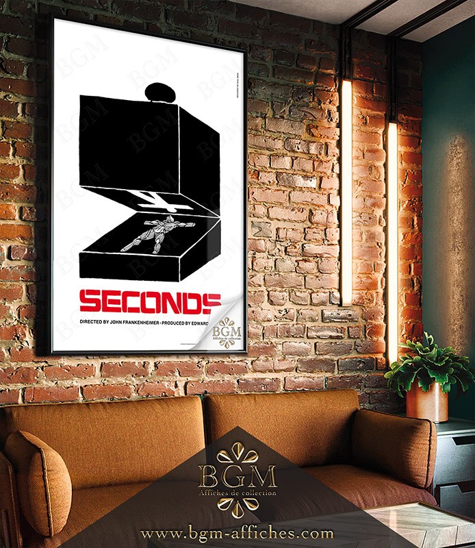 SECONDS Collector's movie poster (1966) Rock Hudson, John Frankenheimer