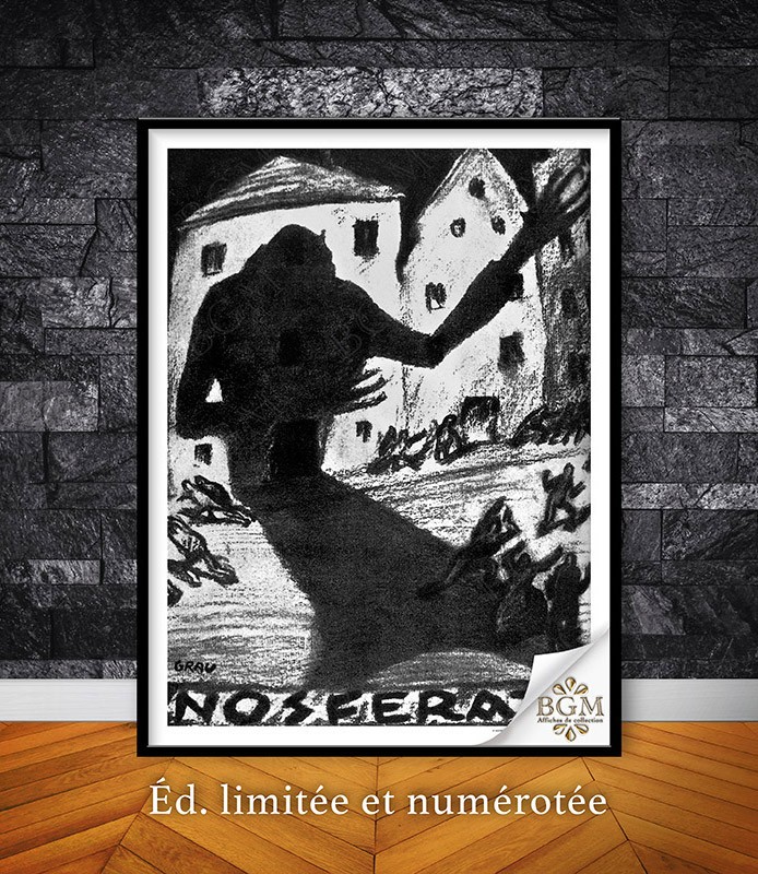 NOSFERATU Collector's movie poster (1922) F.W. Murnau, Max Schreck