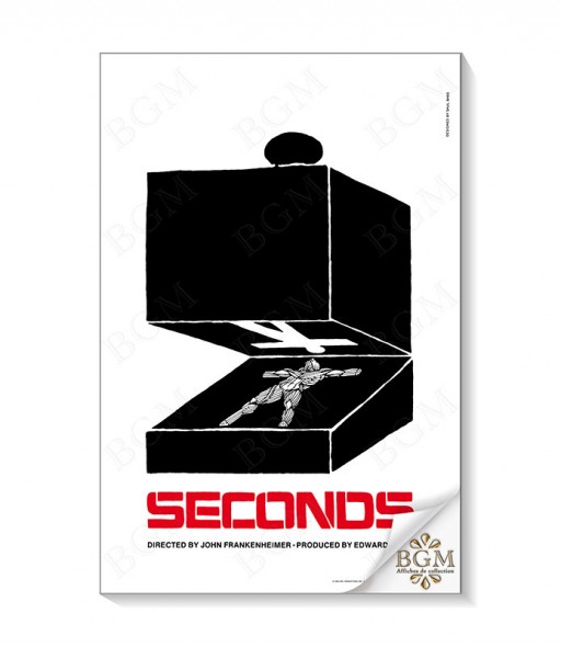 SECONDS Collector's movie poster (1966) Rock Hudson, John Frankenheimer