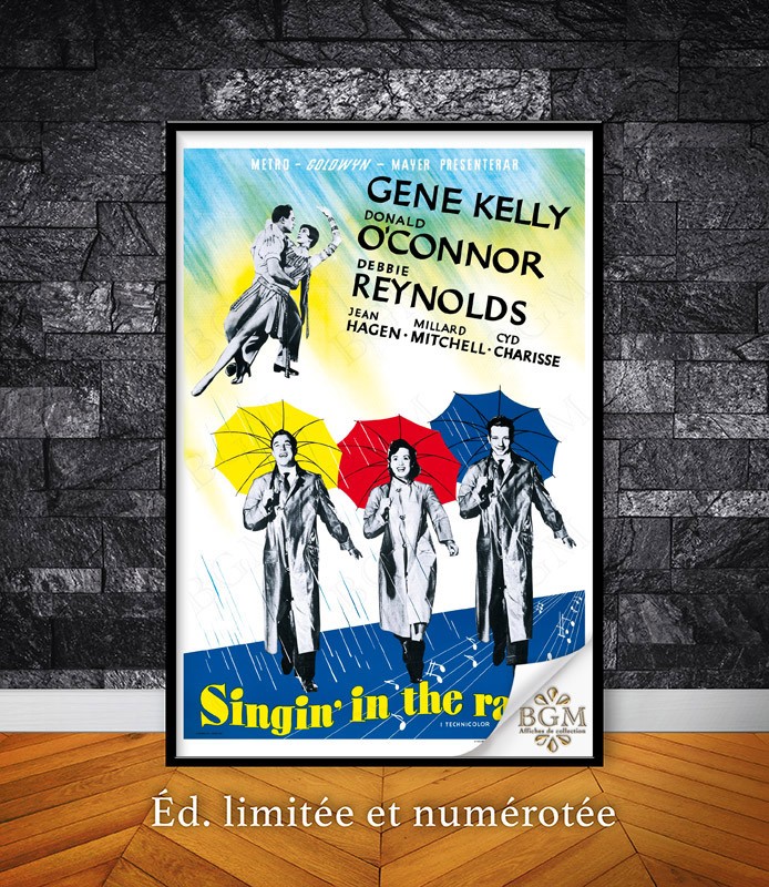 SINGIN' IN THE RAIN Collector's movie poster (1952) Barbara Stanwyck ...