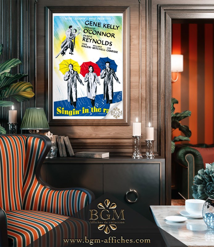 SINGIN' IN THE RAIN Collector's movie poster (1952) Barbara Stanwyck ...