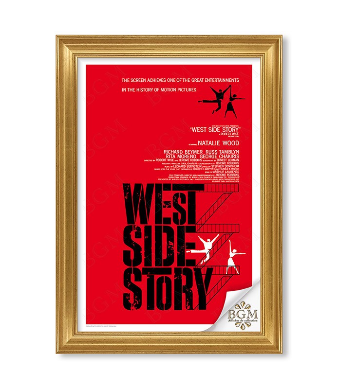 WEST SIDE STORY Collector's movie poster (1961) Natalie Wood, Robert Wise